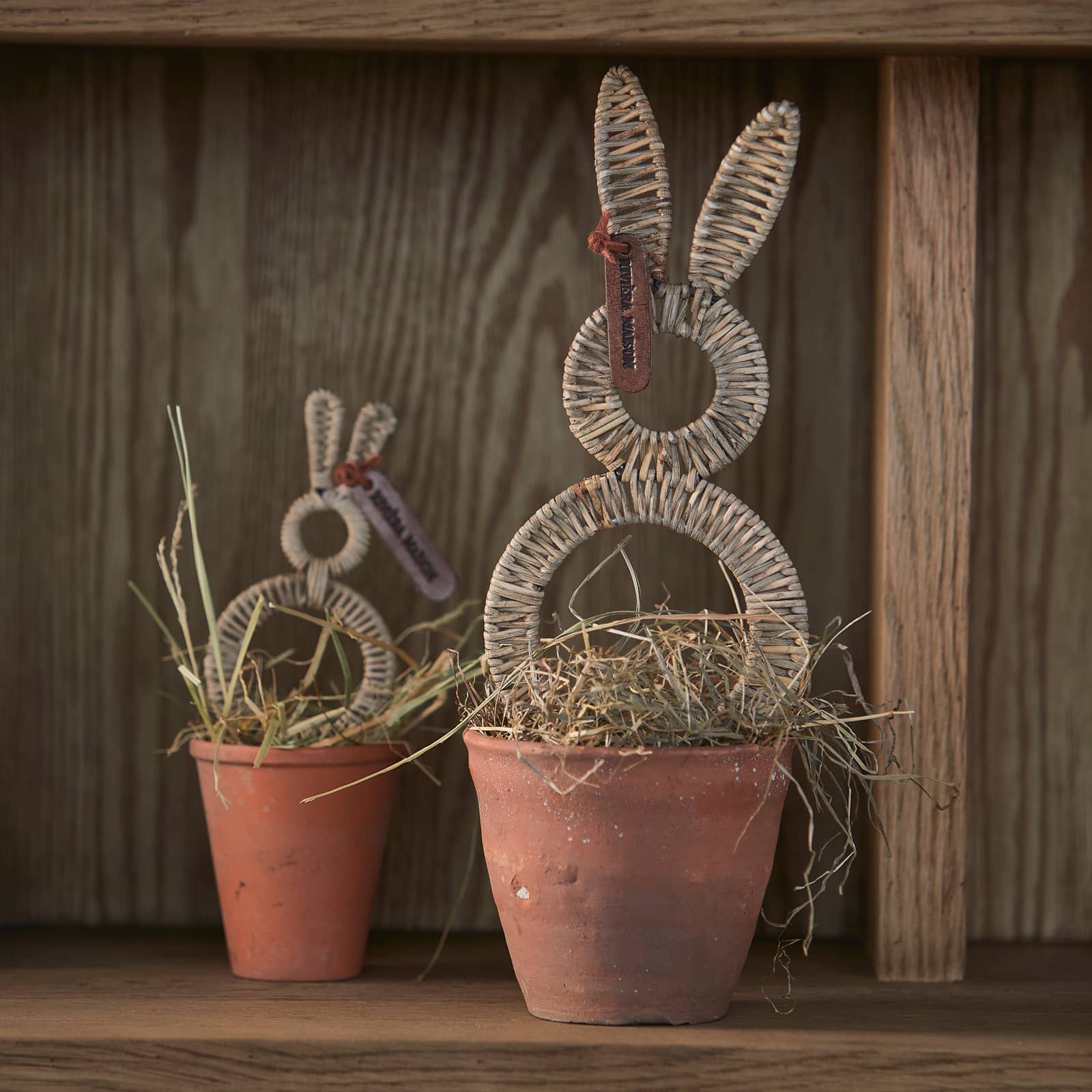 Rustic Rattan Easter Bunny Deco M - RMshop - Rivièra Maison produkter ...
