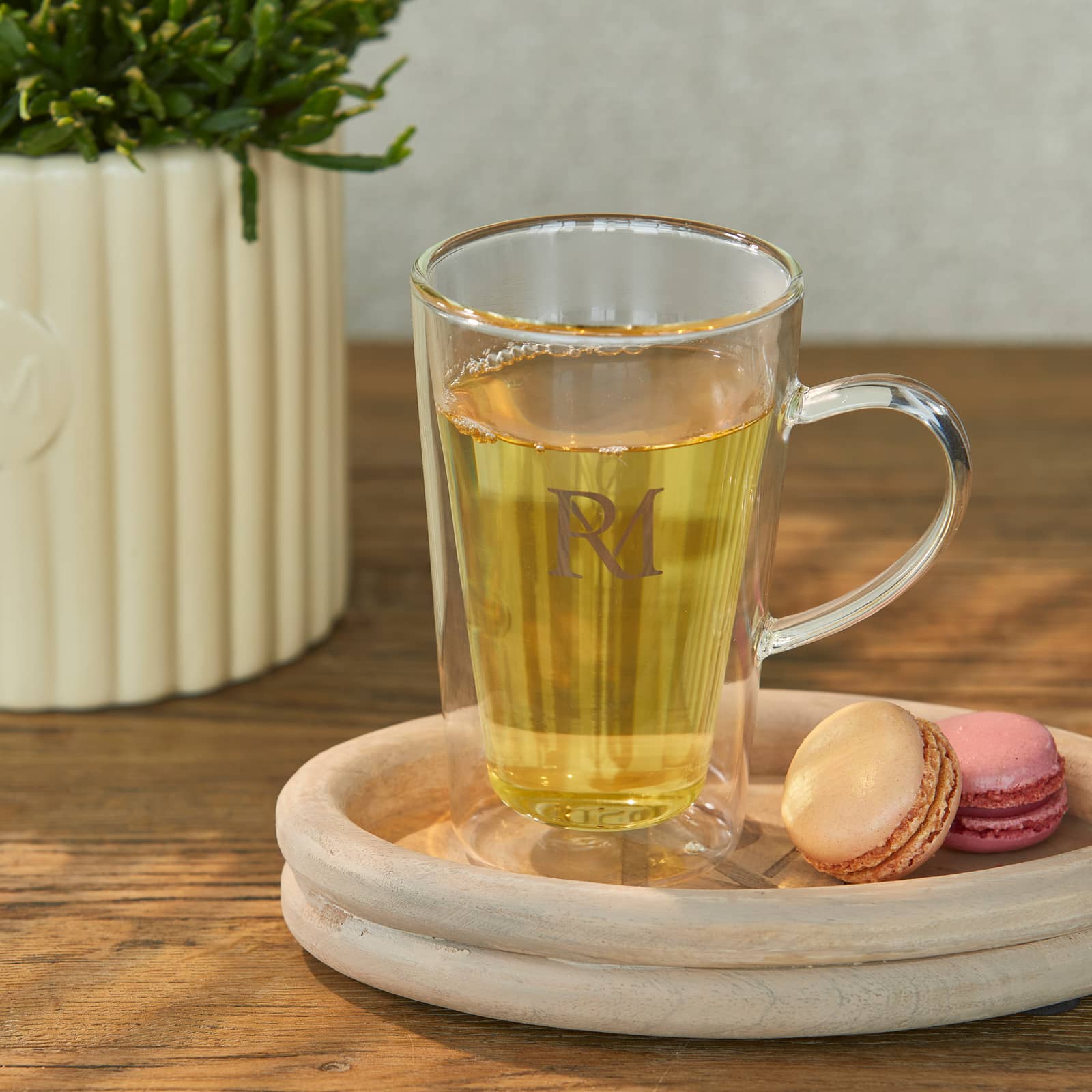 RM Double Wall Monogram Glass XL - RMshop - Rivièra Maison produkter på ...