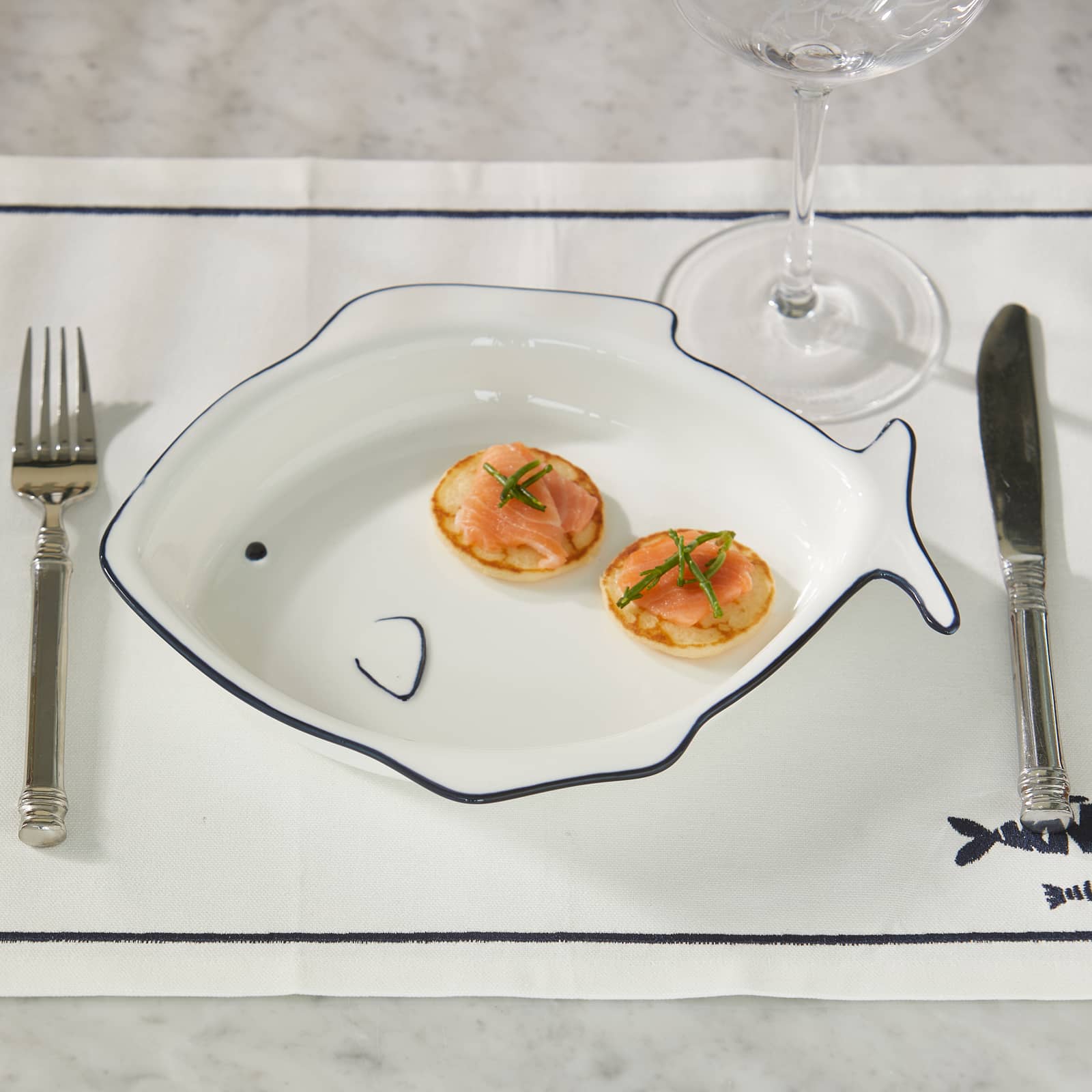 Como Fish Serving Bowl - RMshop - Rivièra Maison produkter på nett